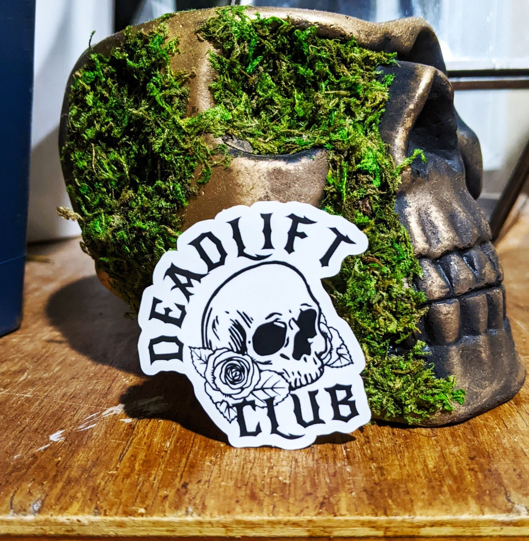 Deadlift Club Fitness Sticker / Shaker Bottle Sticker / Laptop - Etsy