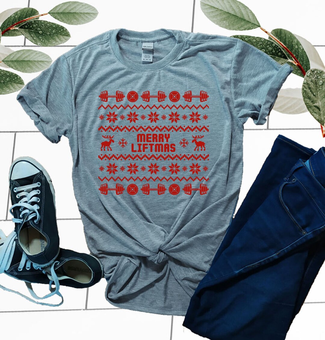 Merry Liftmas Workout Shirt / Christmas Gym Shirt / Santa Fitness Shirt ... Merry Liftmas Workout Shirt / Christmas Gym Shirt / Santa Fitness Shirt ...