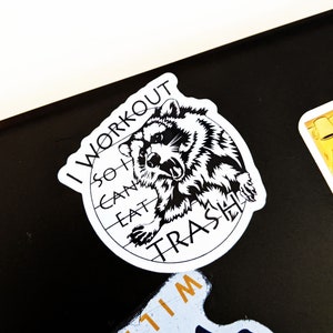 Fitness Sticker Pack / Protein Shaker Bottle Stickers / Weightlifter ...