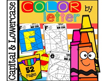 Christmas Color by Letter - Alphabet Coloring Pages - Letter ...