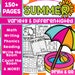 Kindergarten Summer Review Worksheets Packet Practice Worksheet Pages ...
