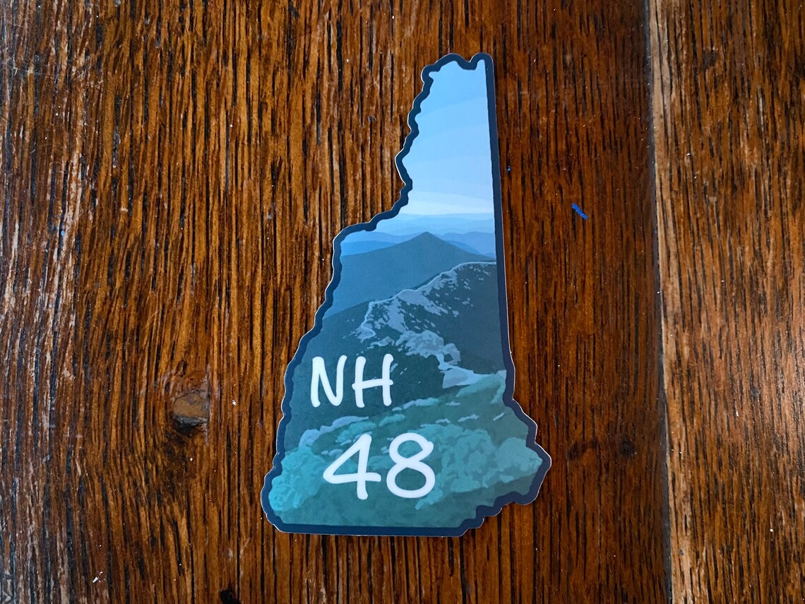 NH 48 Franconia Ridge Sticker - Etsy
