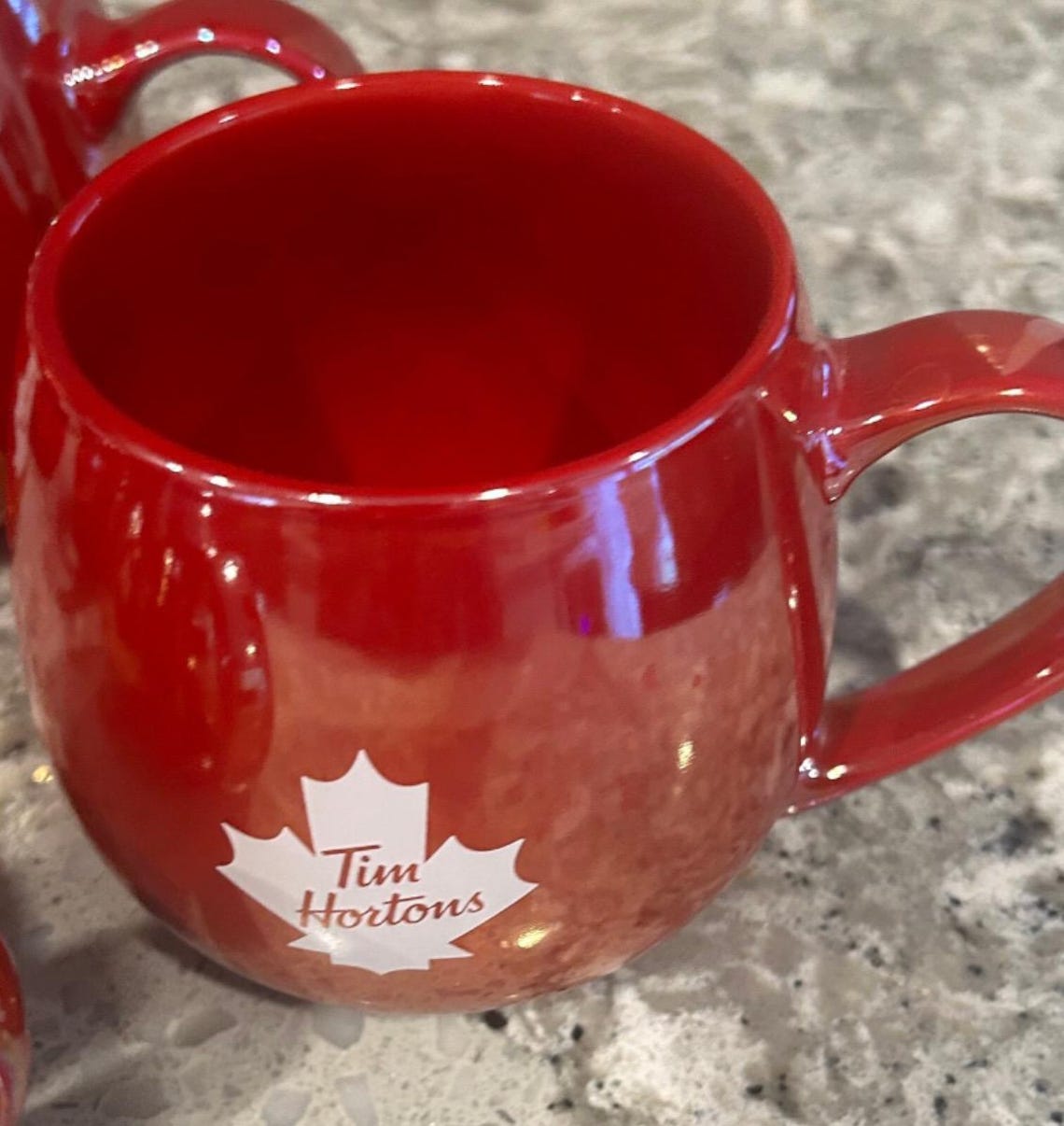 Tim Hortons Red Canada Irridesent Mugs Limited Edition - Etsy