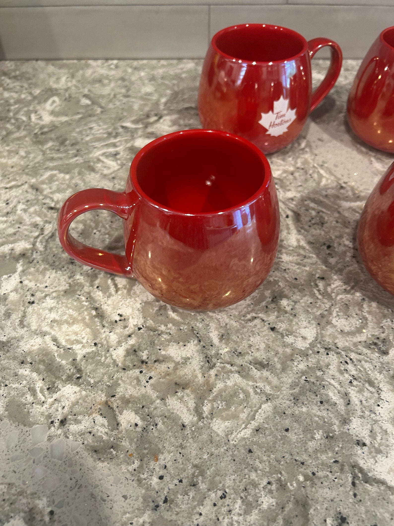 Tim Hortons Red Canada Irridesent Mugs Limited Edition - Etsy