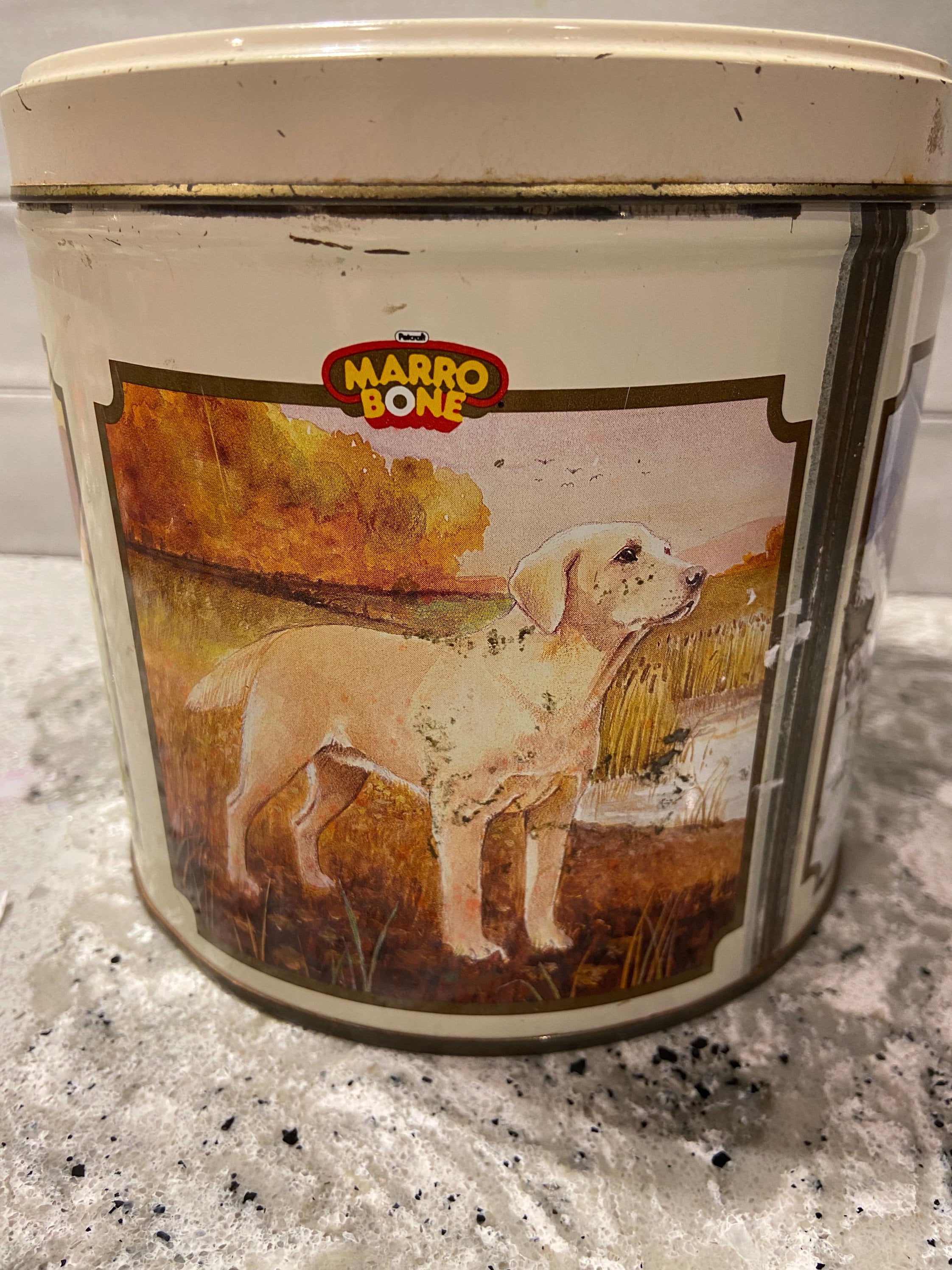 Vintage Marro-bone Dog Treat Tin - Etsy