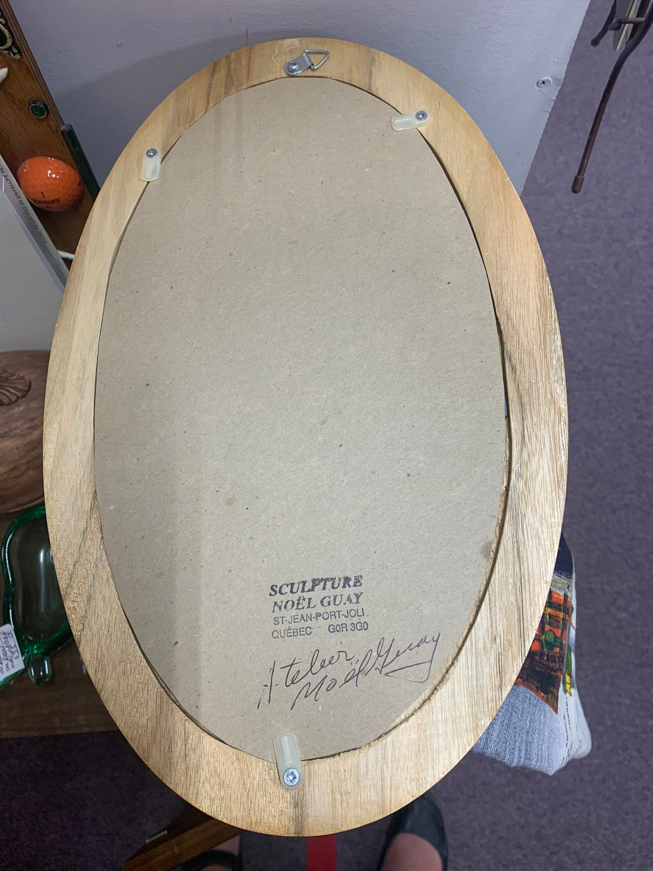 Hand Carved Stork Mirror - Etsy