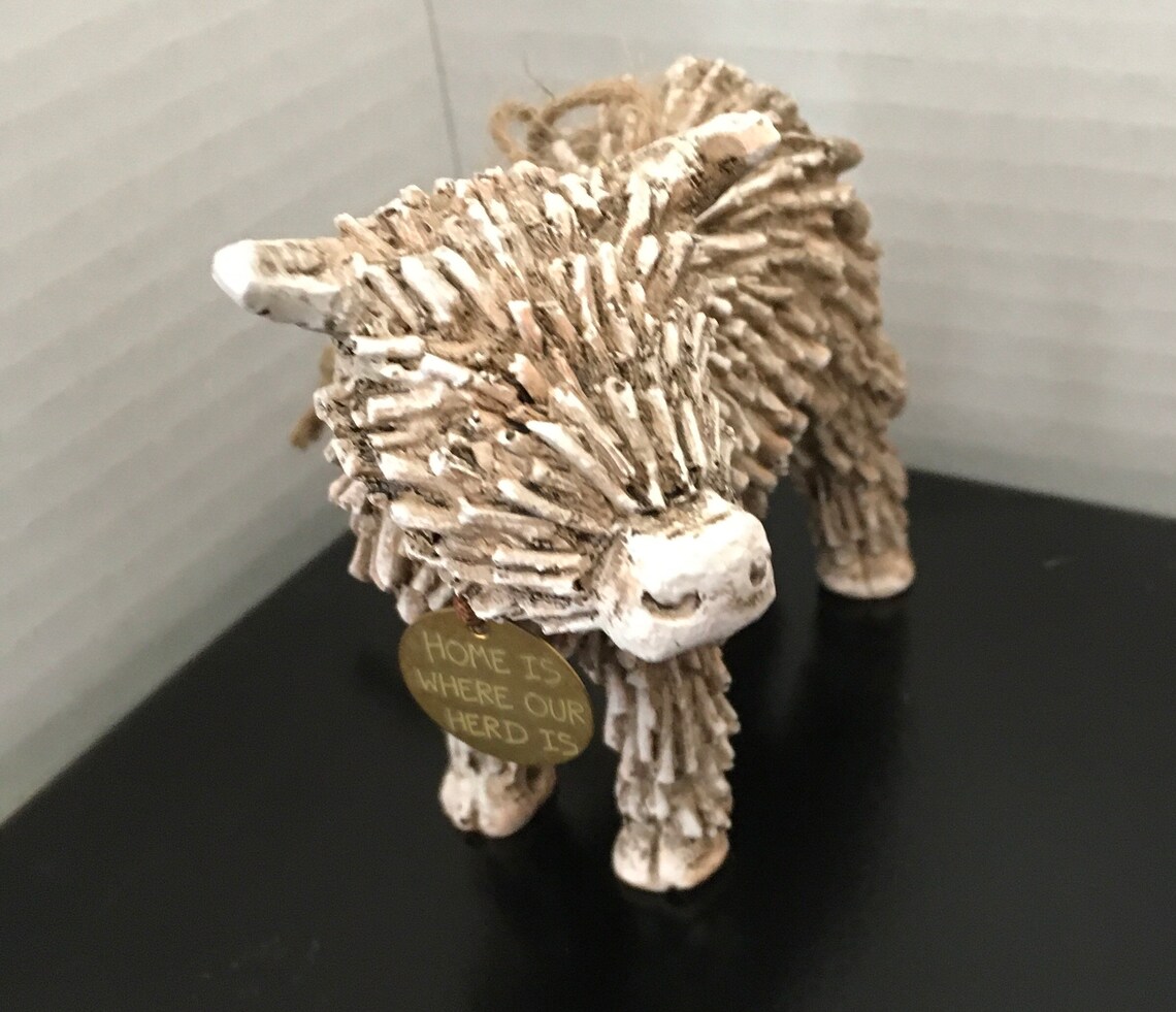 Hamish the Hanging Highland Cow - Etsy