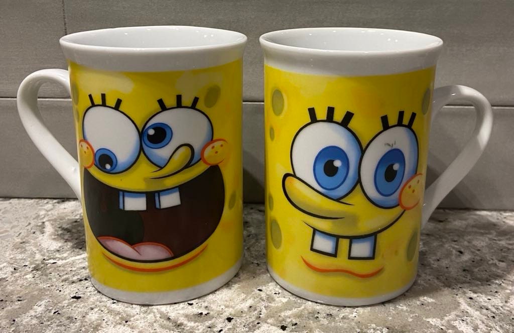 Spongebob Squarepants Coffee Mugs - Etsy