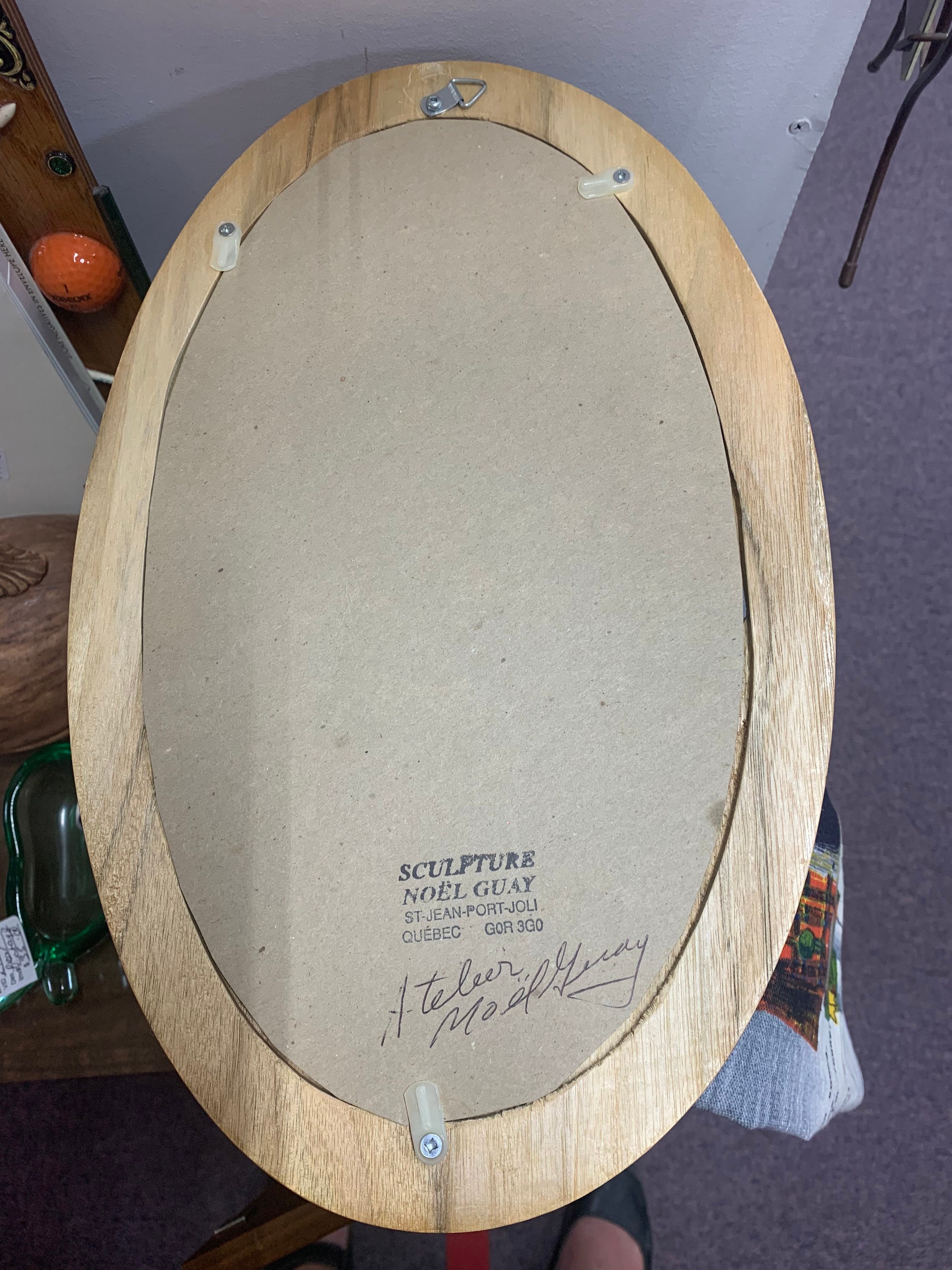 Hand Carved Stork Mirror - Etsy