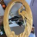 Hand Carved Stork Mirror - Etsy