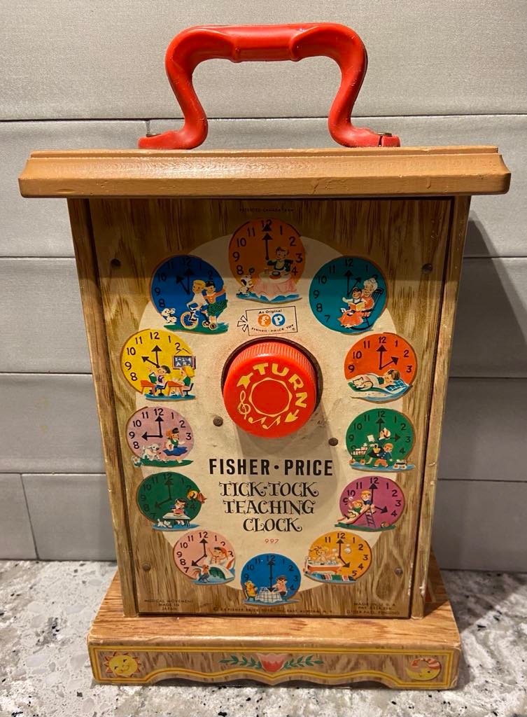 Vintage Musical Clock - Etsy