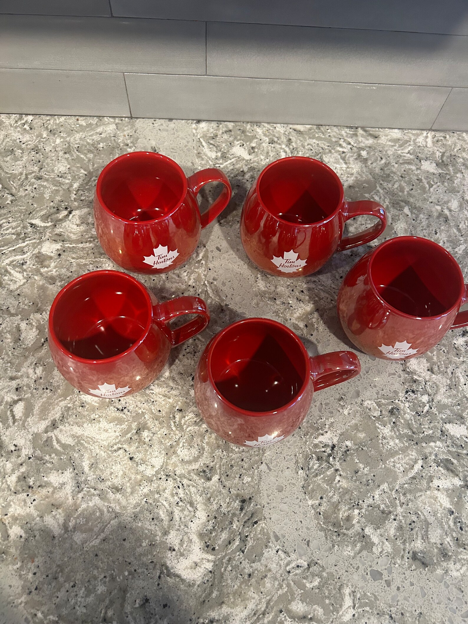 Tim Hortons Red Canada Irridesent Mugs Limited Edition - Etsy