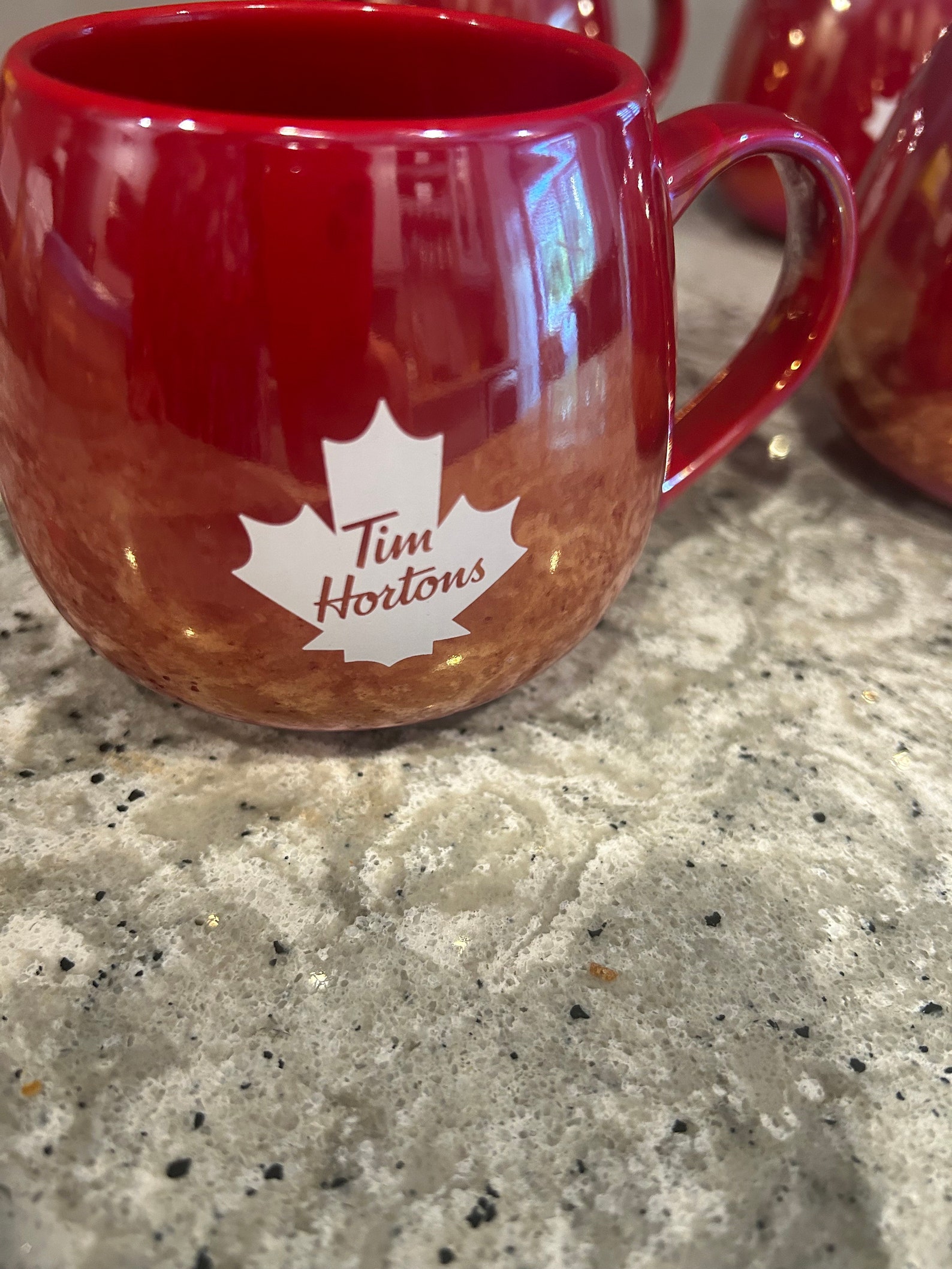 Tim Hortons Red Canada Irridesent Mugs Limited Edition - Etsy