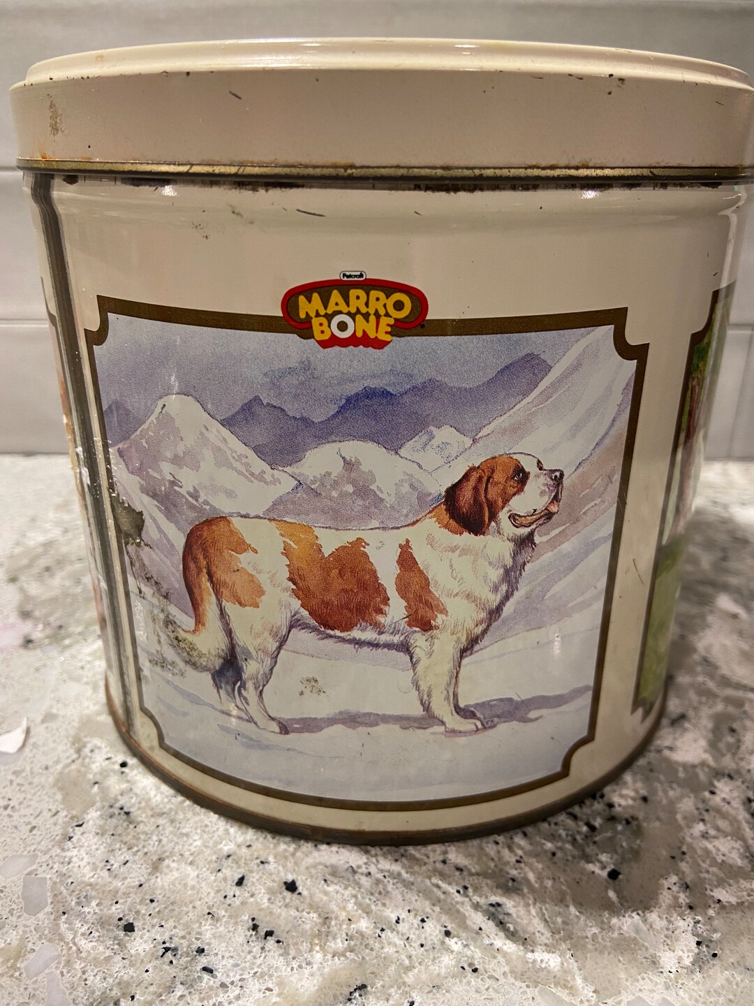 Vintage Marro-bone Dog Treat Tin - Etsy