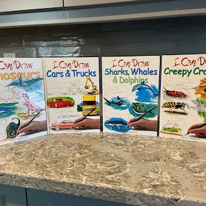 I Can Draw - - Book Series (set of 4) - Etsy