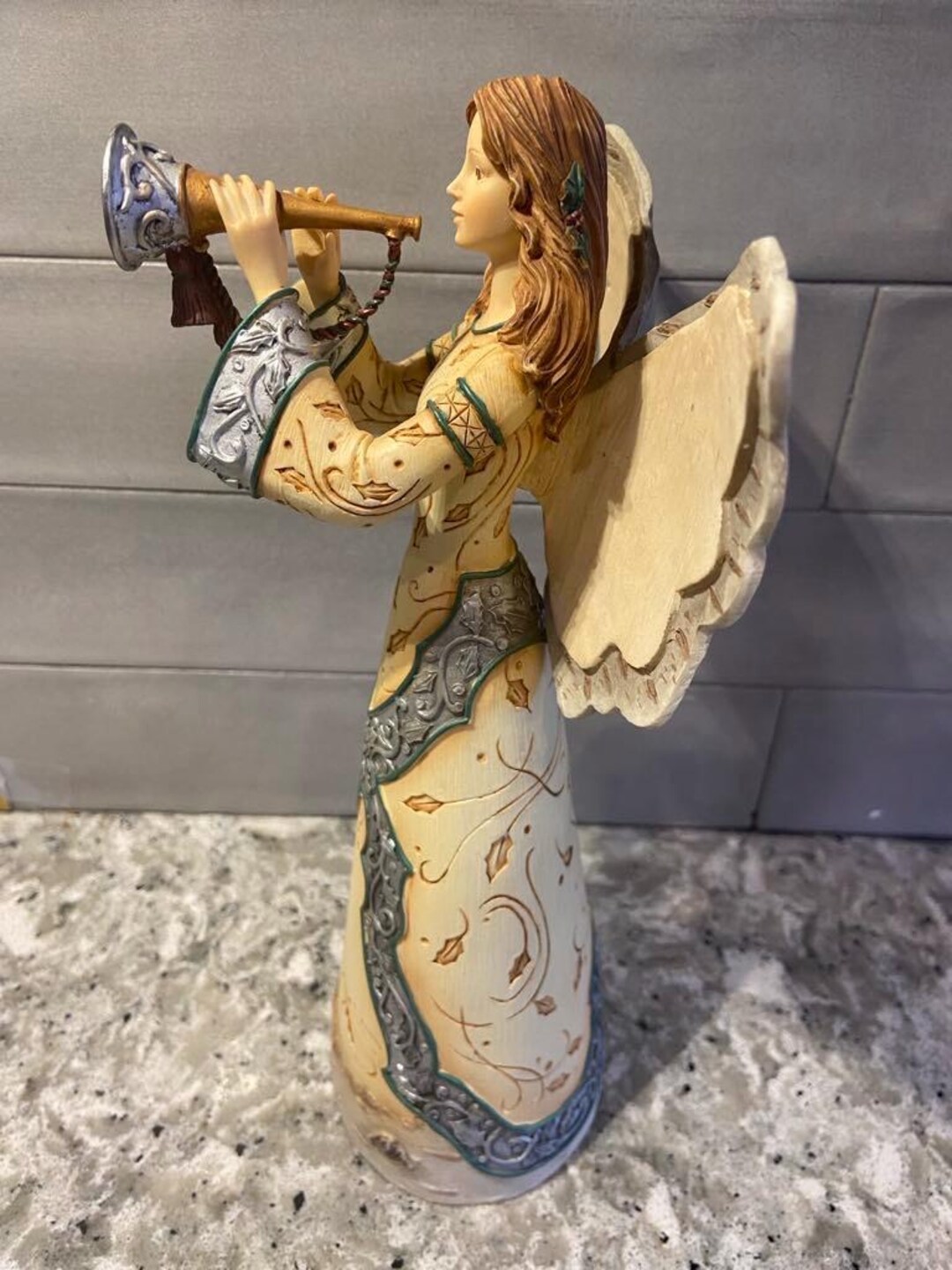 Beautiful “elements “ Harmony Trumpet Playing Angel - Etsy