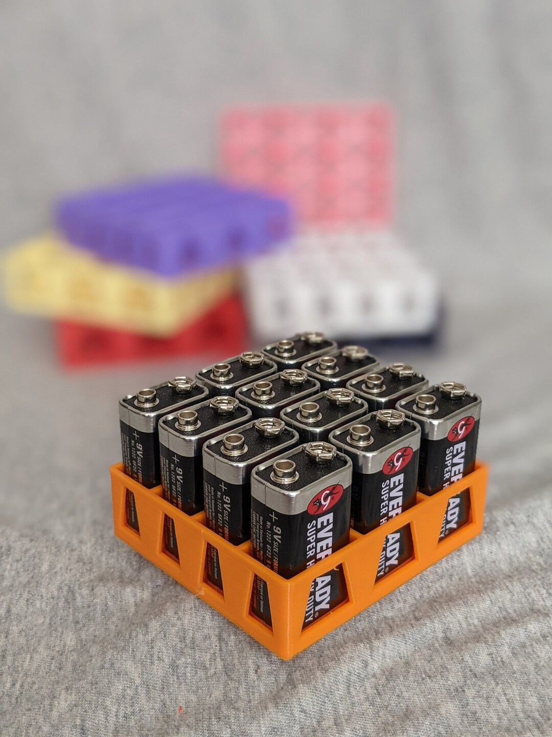 9 Volt Battery Holder / Organizer - 2 Pack - 3D Printed - Etsy Australia