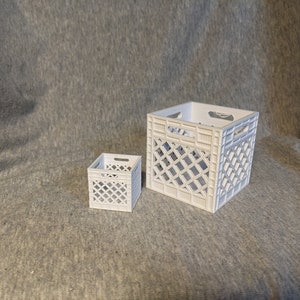 Mini Milk Crate - 3D Printed - Etsy