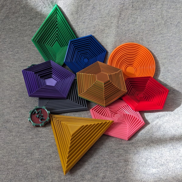 3d Printed Coasters - Etsy