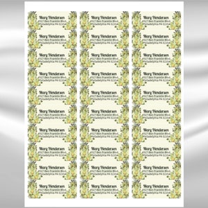 Watercolor Floral Return Mailing Labels - Buy 2 Get 1 Free ...