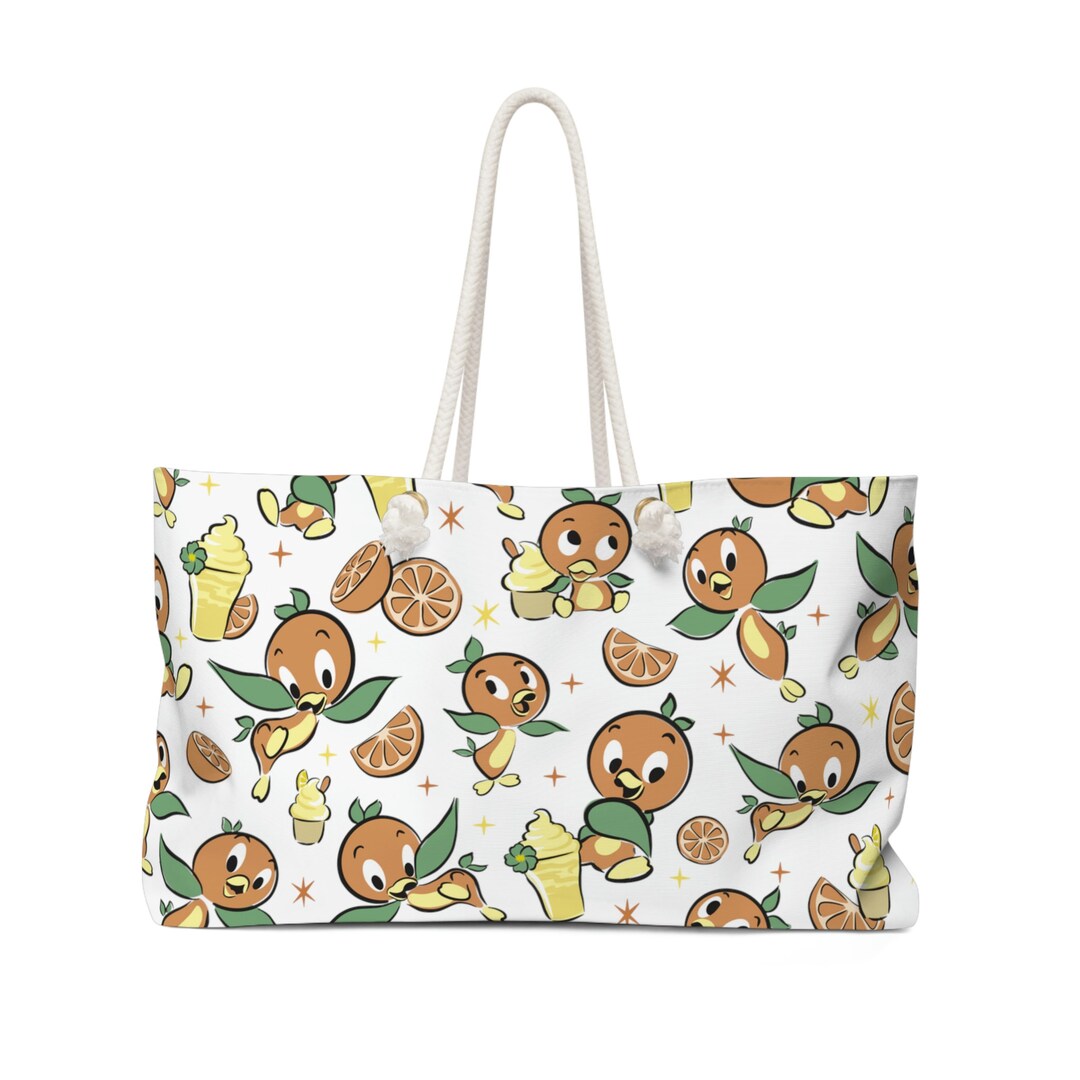 Orange Bird Weekender Bag, Disney Orange Bird Canvas Bag, Epcot Flower ...