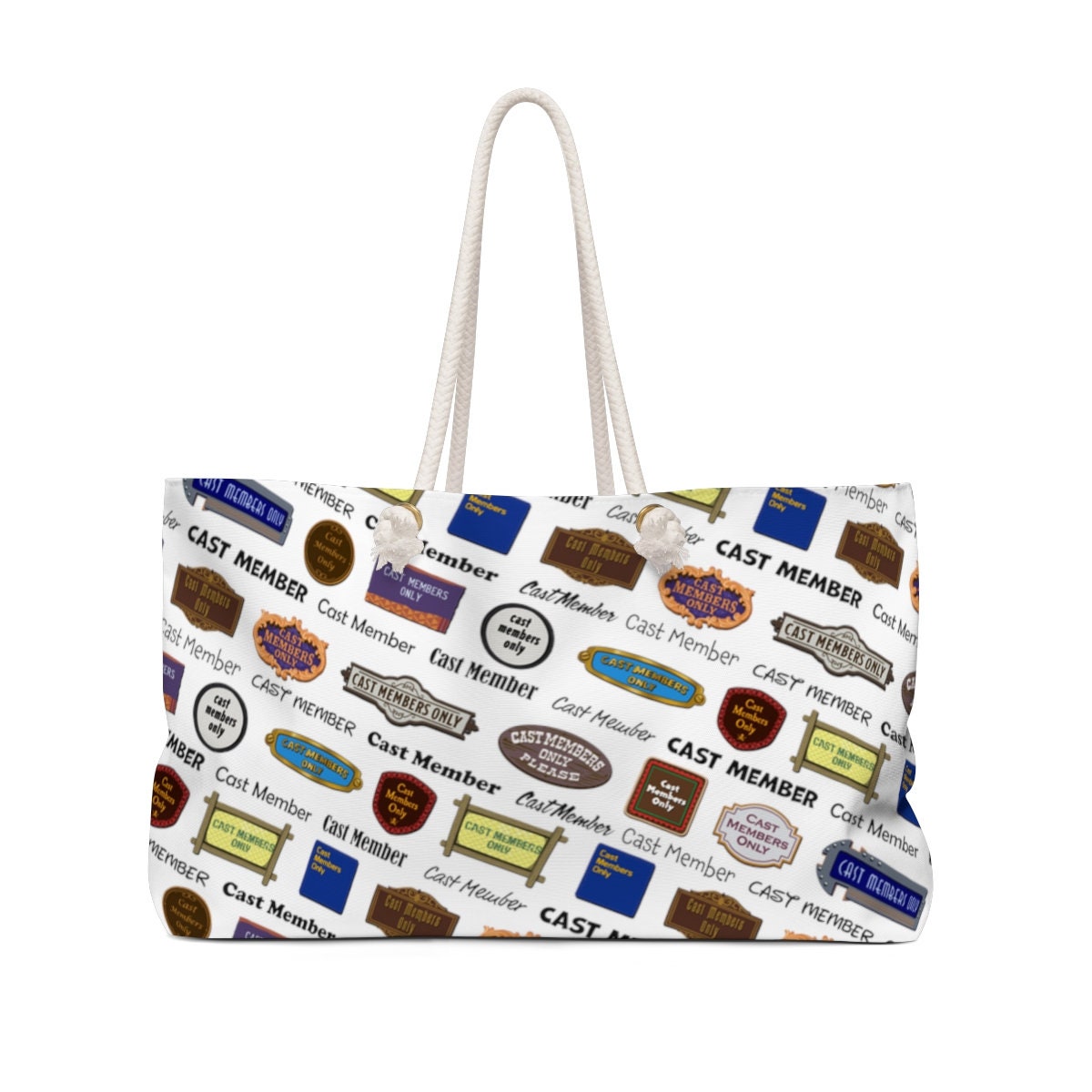 Cast Members Only Weekender Bag, Disney Cast Members Tote, DCP Travel Bag