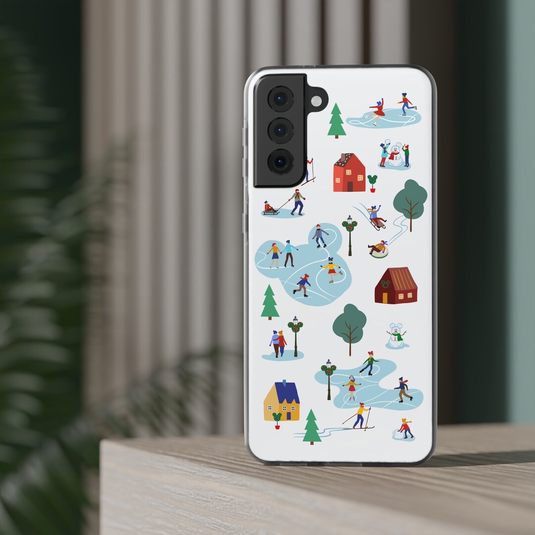 Disney Winter Wonderland Cell Phone Case, Disney Christmas iPhone Case ...