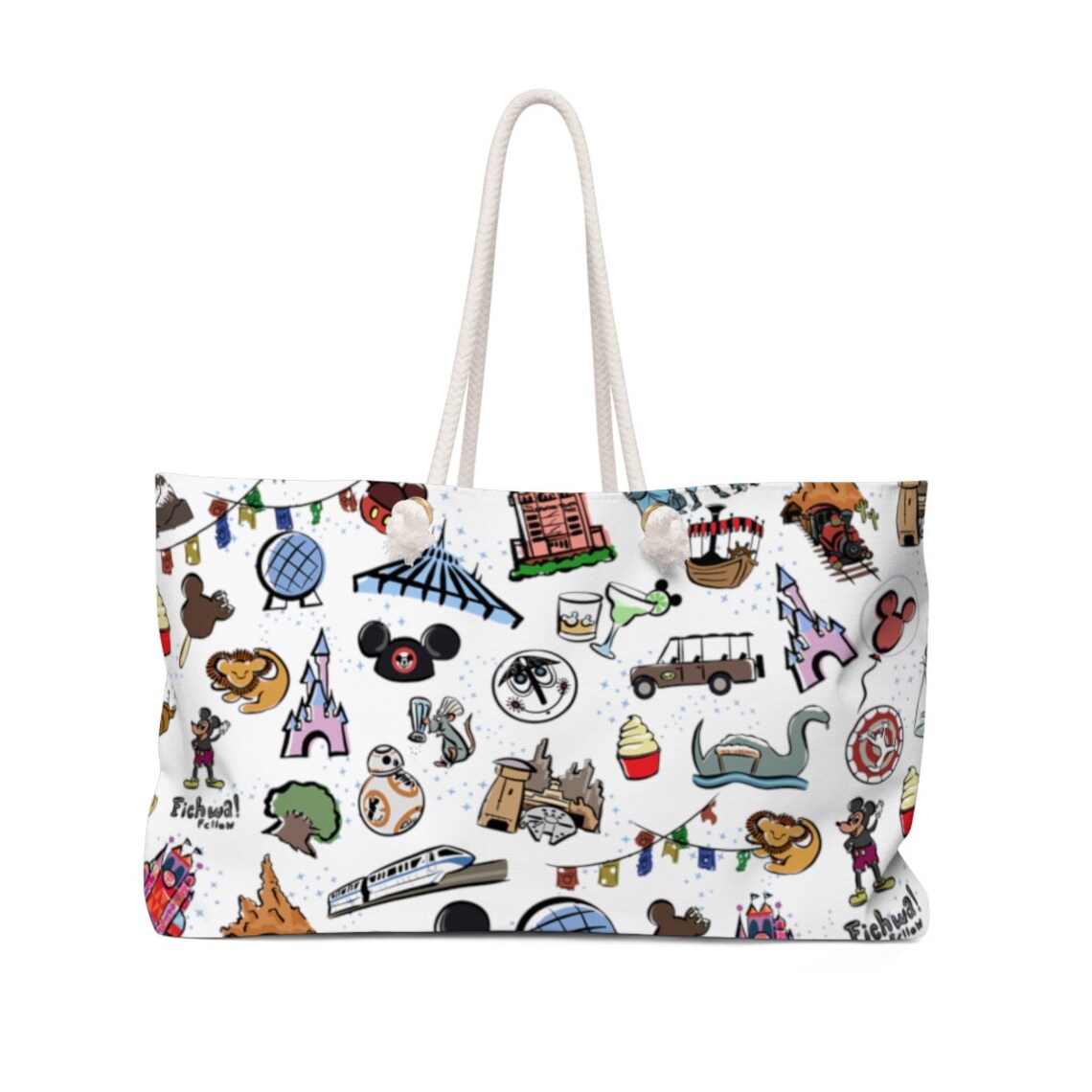 Disney Weekender Bag Disney Travel Bag Walt Disney Overnight - Etsy