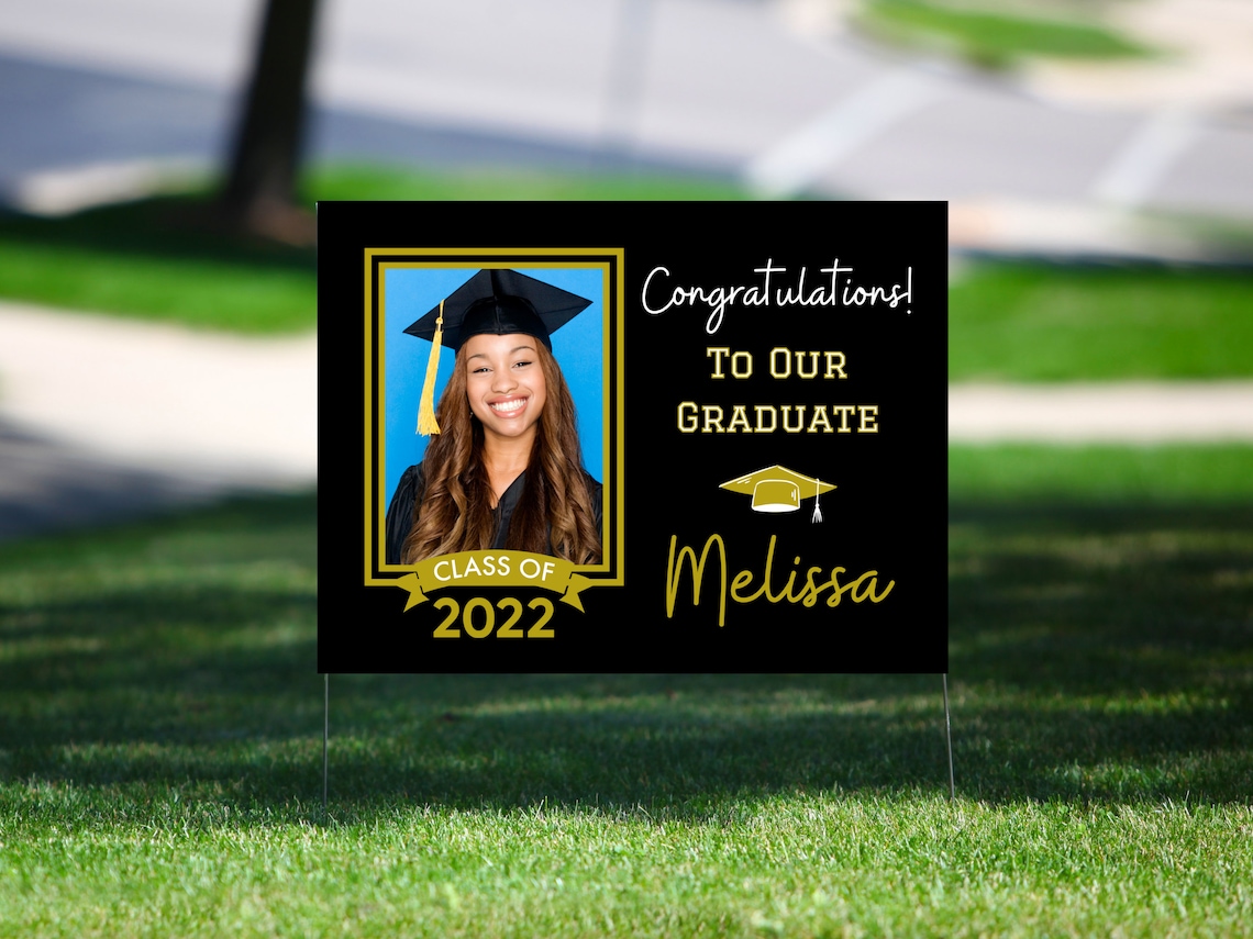 Graduation Yard Sign Template - Etsy