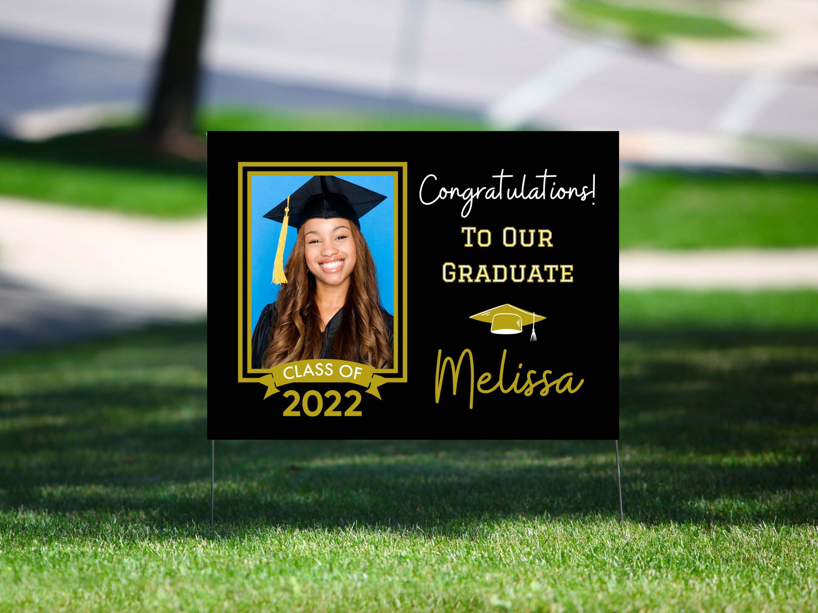 Graduation Yard Sign Template - Etsy