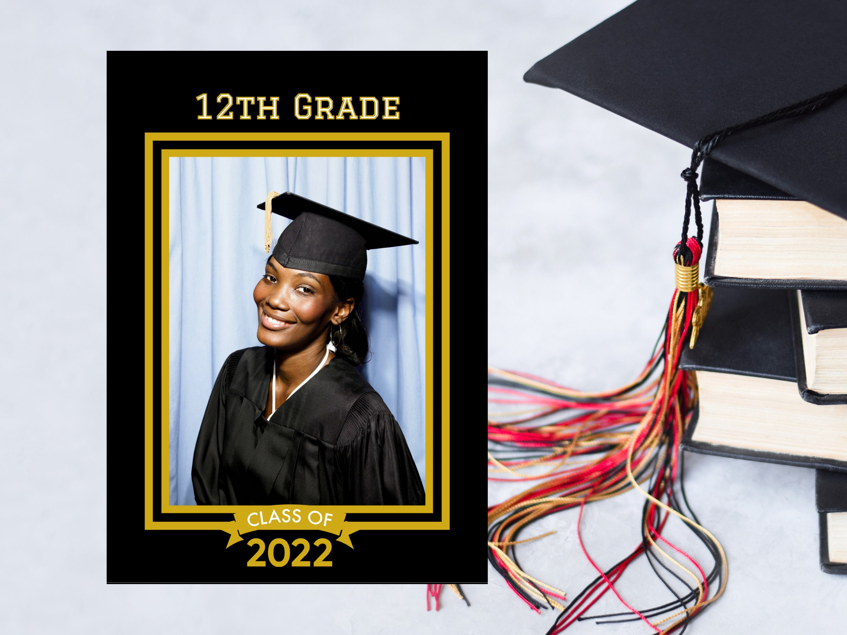 School Years Picture Banner Template - Graduation Banner, Photo Banner ...