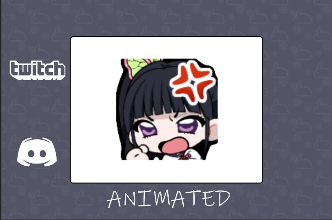 ANIMATED angry Emote / Animated Anime Emote for Twitch, Discord, and ...