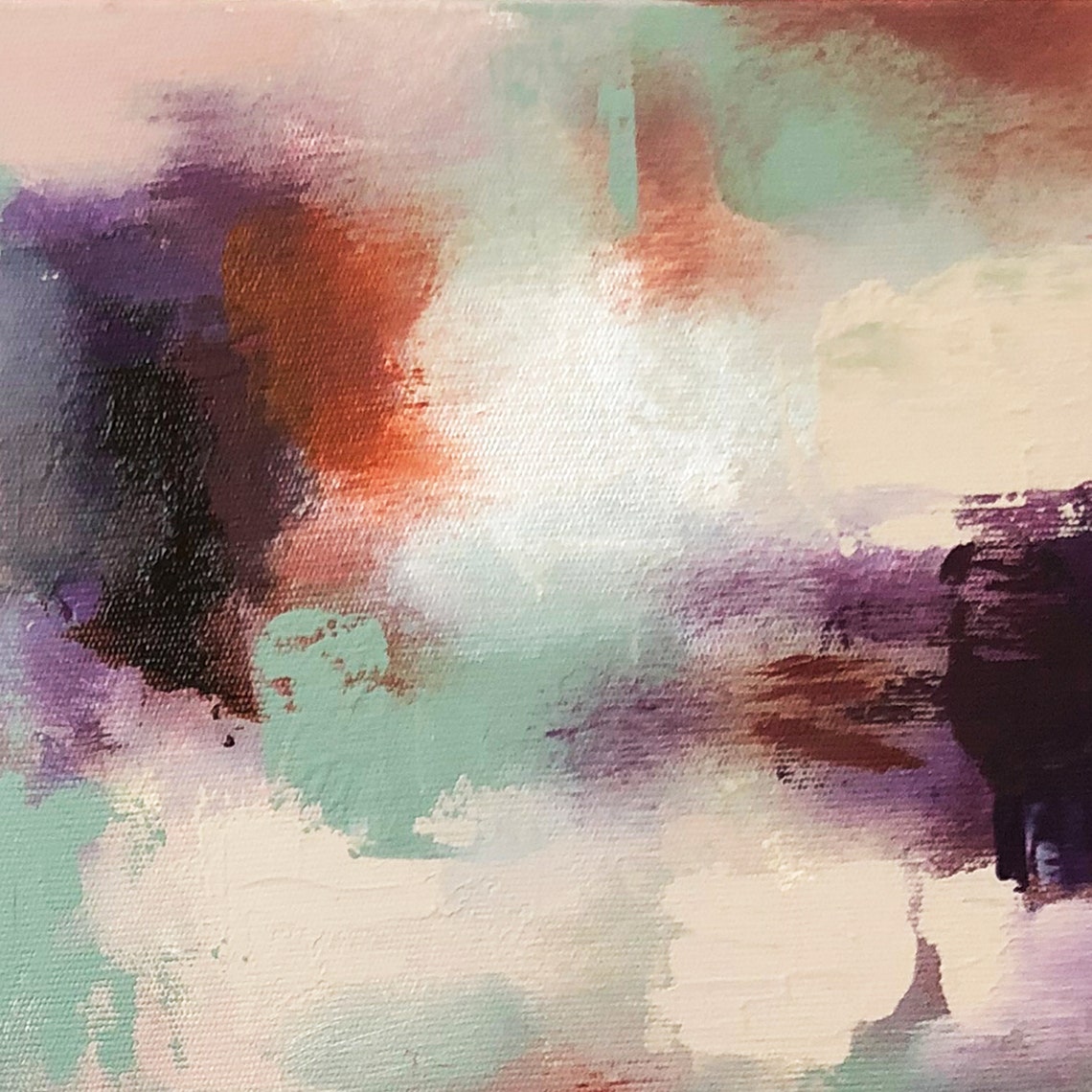 Abstract Acrylic Painting On Canvas Concept Art Contemporary | Etsy