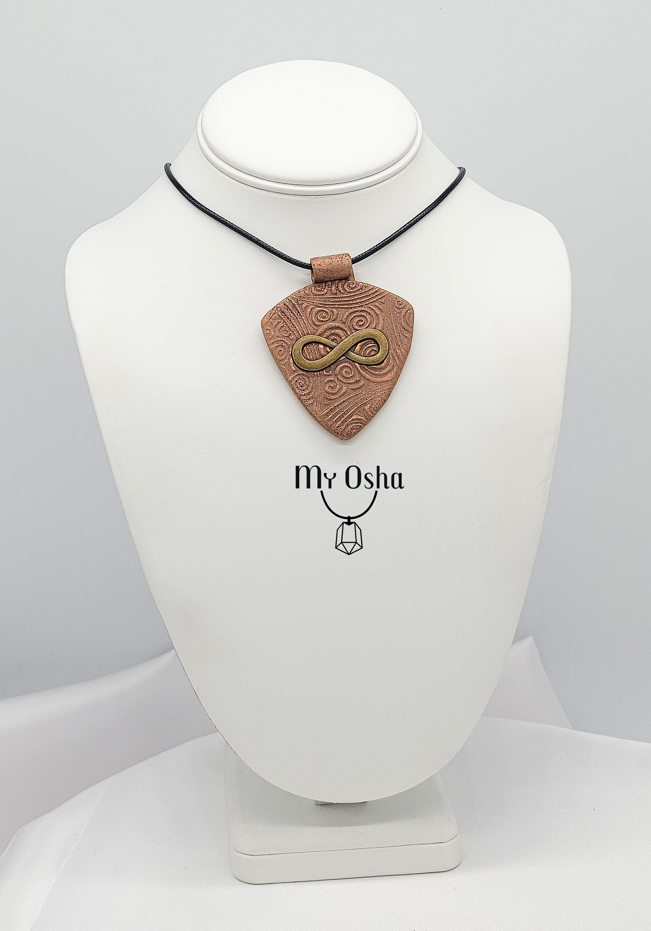 One Year Anniversary Gift Shield Pendant Necklace Infinity - Etsy