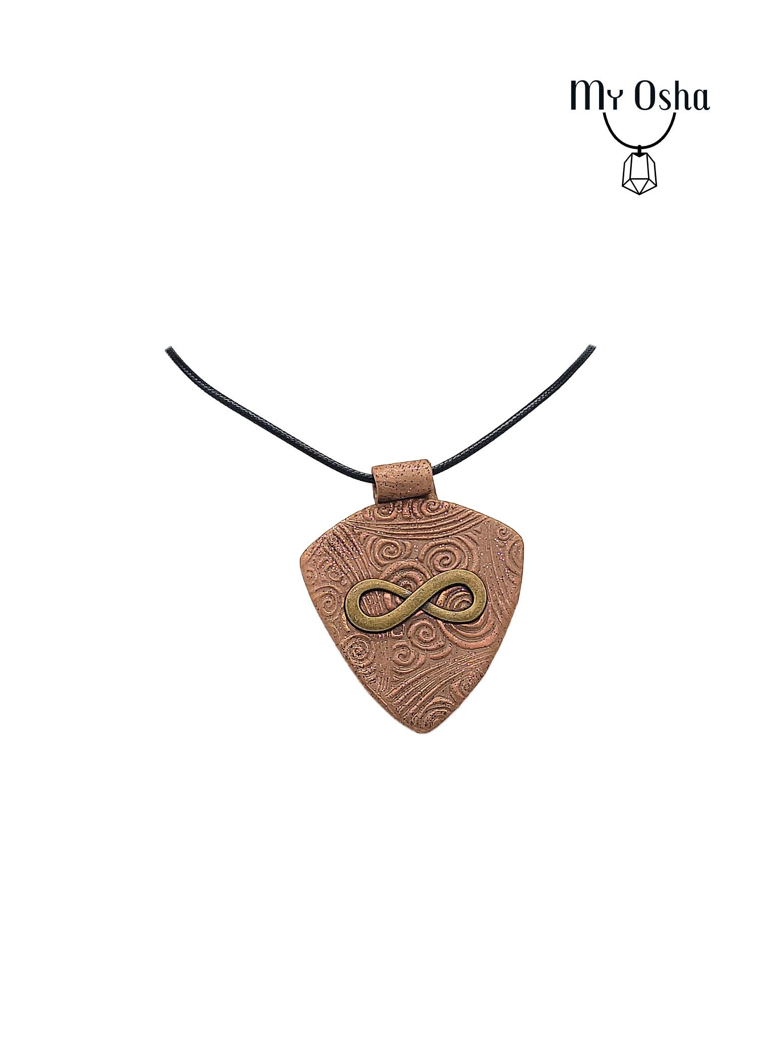 One Year Anniversary Gift Shield Pendant Necklace Infinity - Etsy