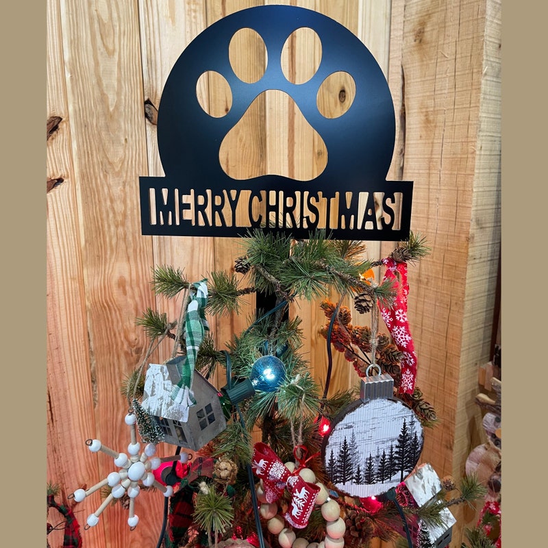 Dog Tree Topper - Etsy