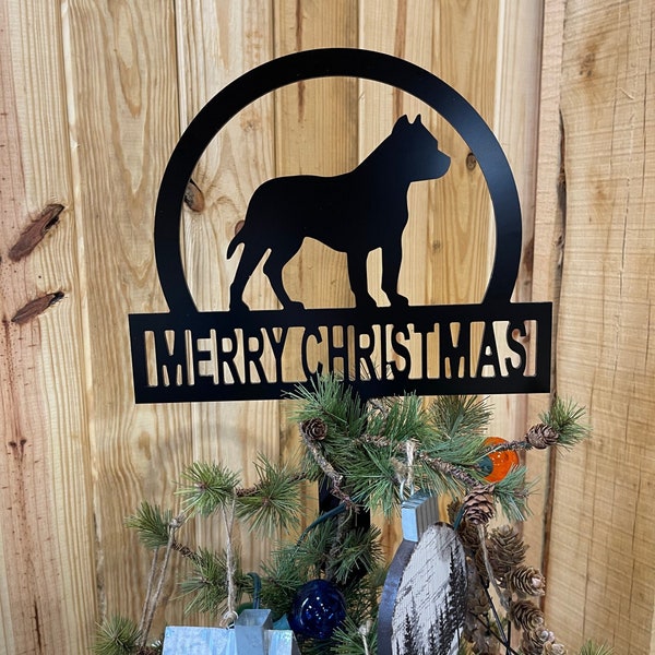 Dog Tree Topper - Etsy