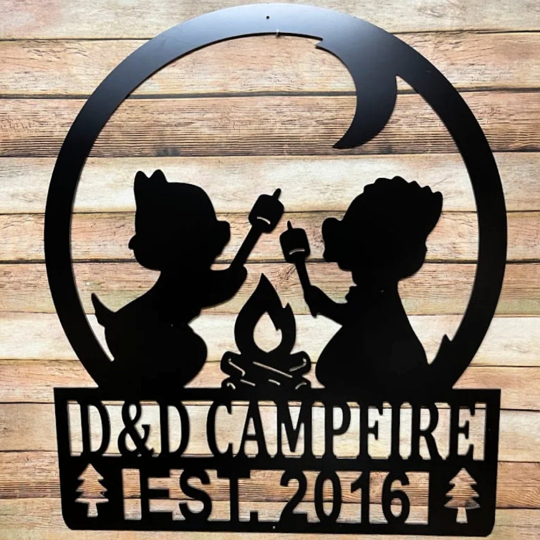 Chip & Dale Camping Signs - Campground Gift | Fort Wilderness Camper ...