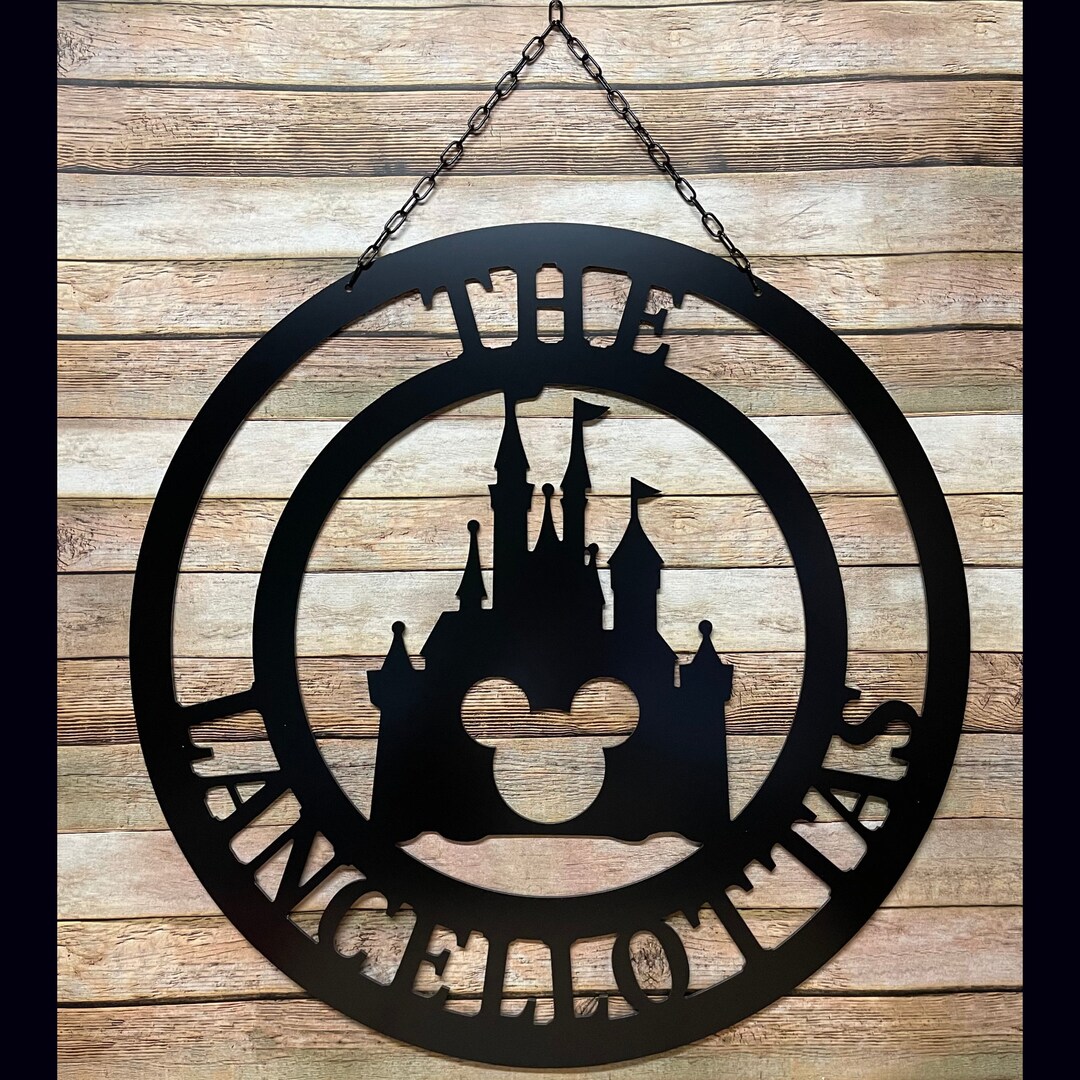 Princess Castle Personalized Decor | 24" Custom Sign - Door/wall Hanger ...