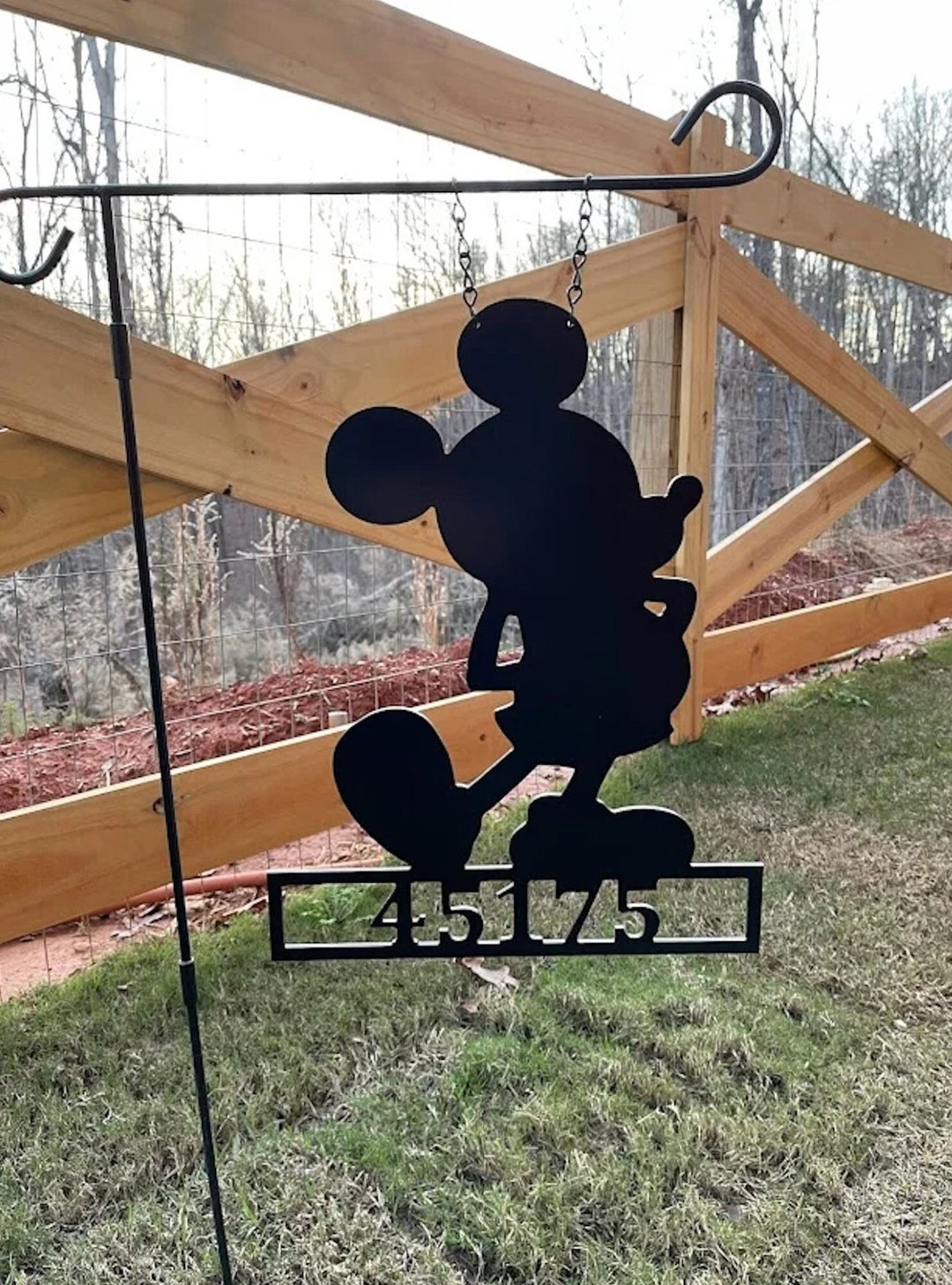 Mickey Mouse Address Number or Family Name Yard or Door Sign - 14", 18 ...