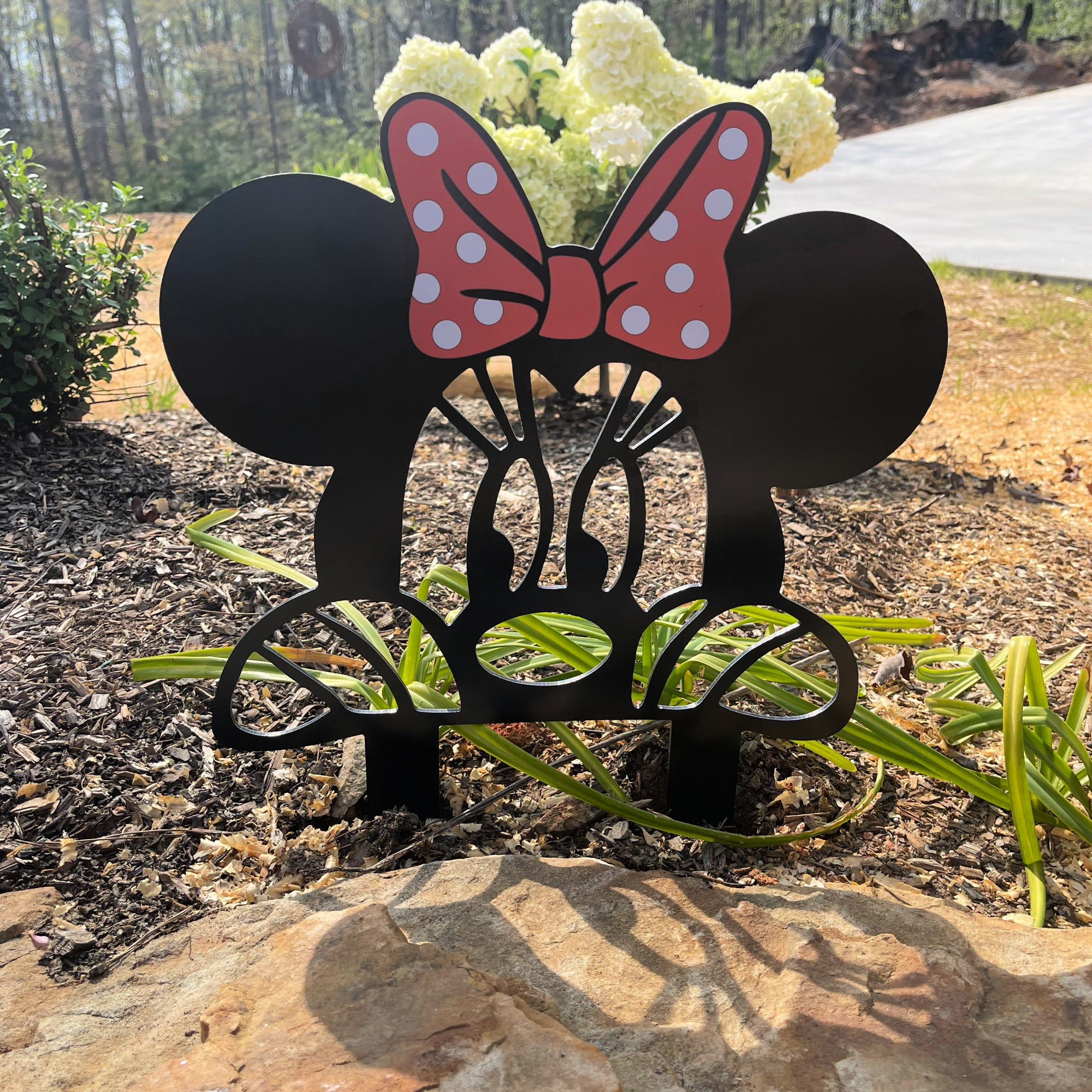 Peeking Mickey Mouse Yard Sign - Peeking Minnie Yard Decor- All Year ...