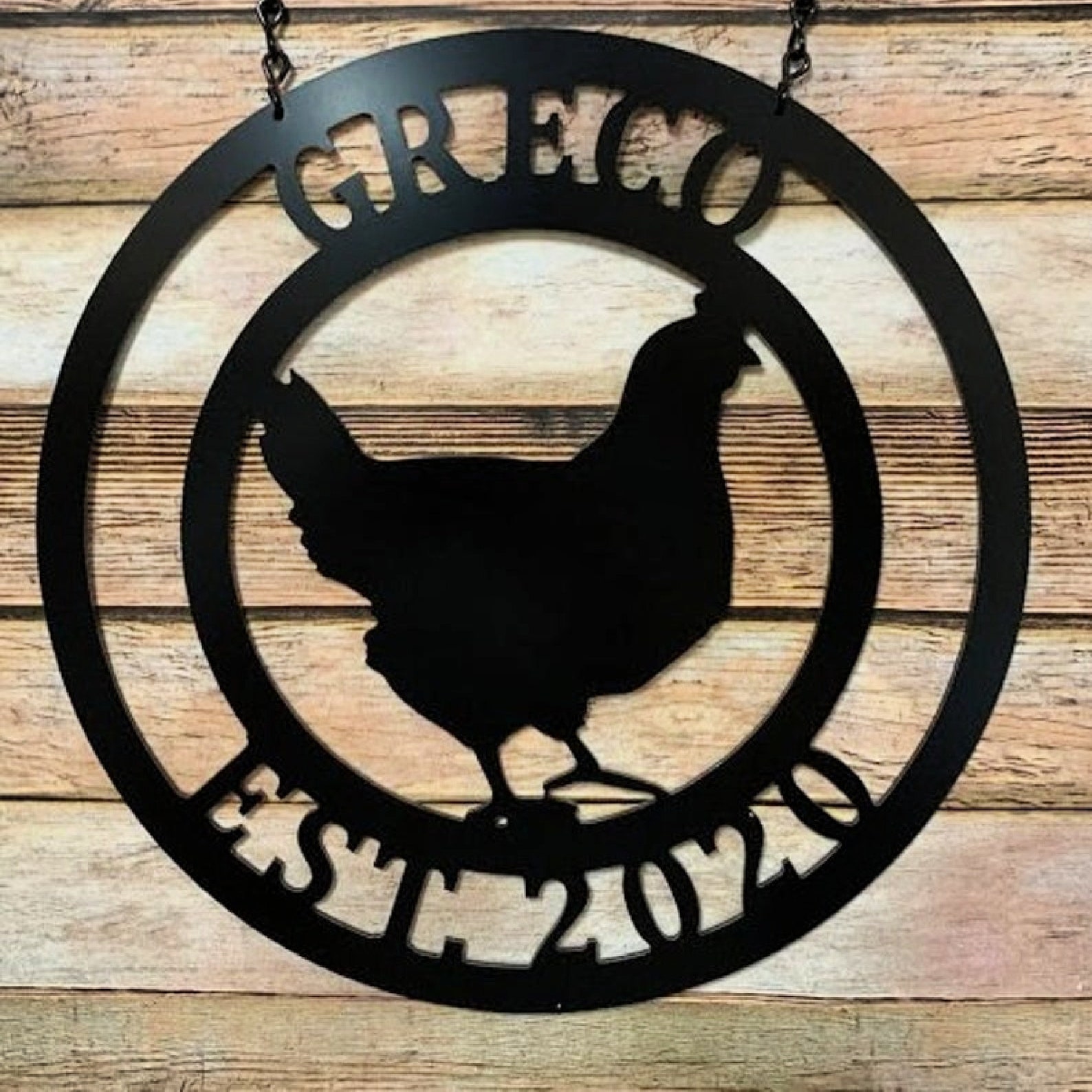 Personalized Farm Sign Chicken Design 14 Rustic Farm - Etsy