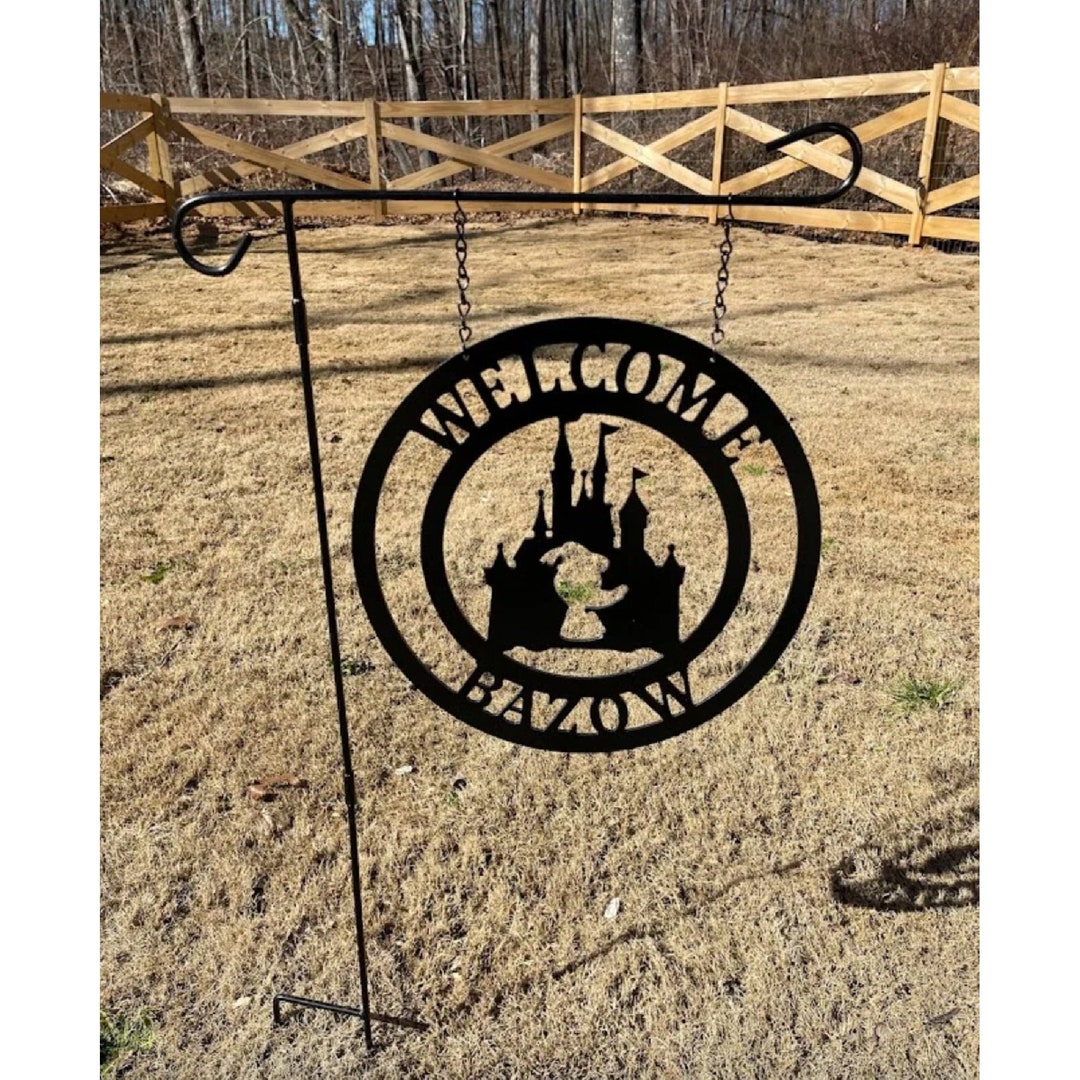 Donald Duck Castle Kingdom Hanging Welcome Address or Name Decor - 14 ...