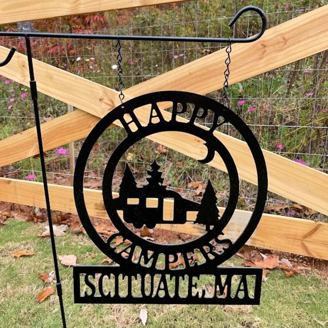 Pop up Camper Signs - 14" | Camping / Glamping Family Decor for ...