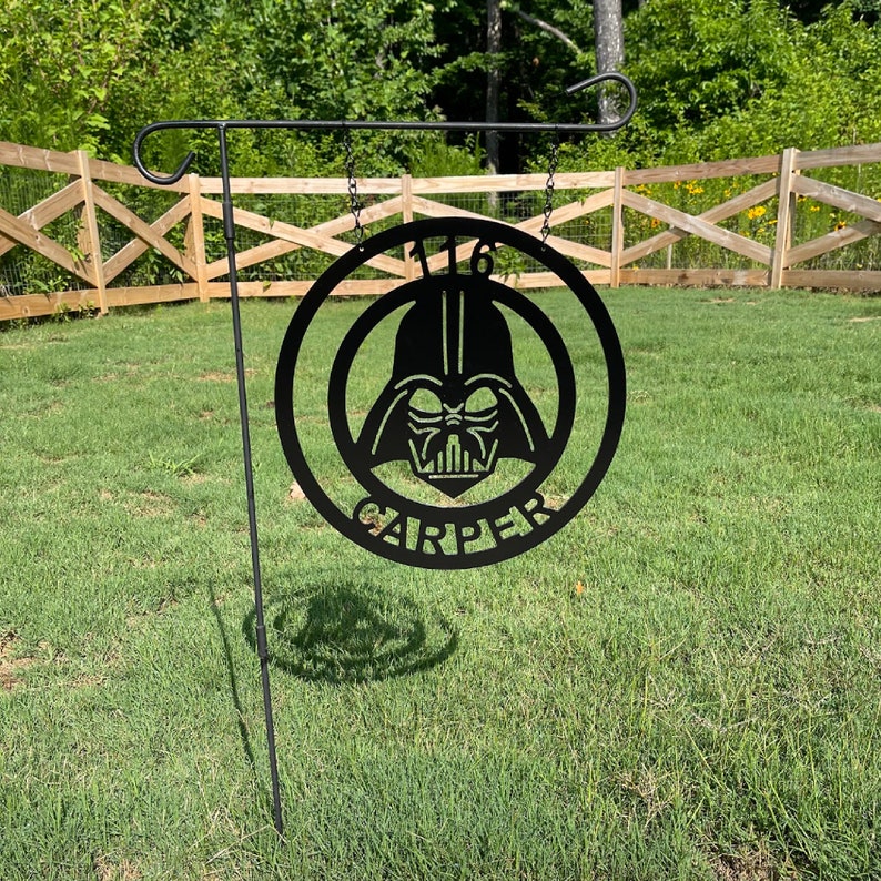 Darth Vader Sign - Inspired Star Wars Hanging Welcome Address or Name ...