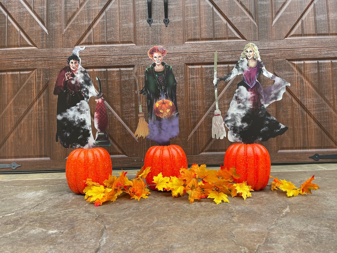 Hocus Pocus - Sanderson Sisters Halloween Yard Decor | Halloween ...