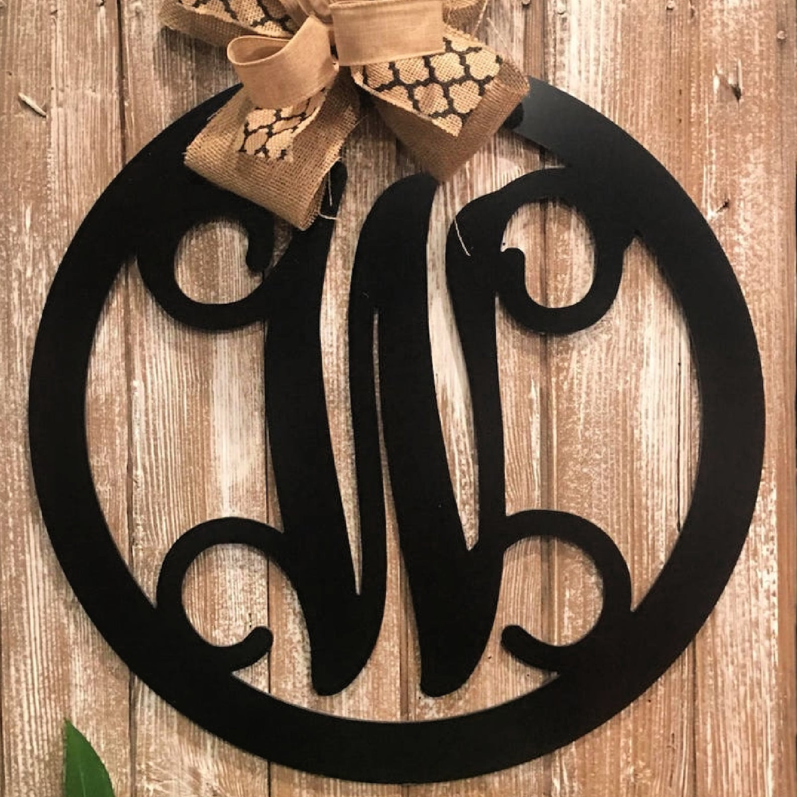 Single Letter Metal ACM Monogram Personalized Home Decor - Etsy