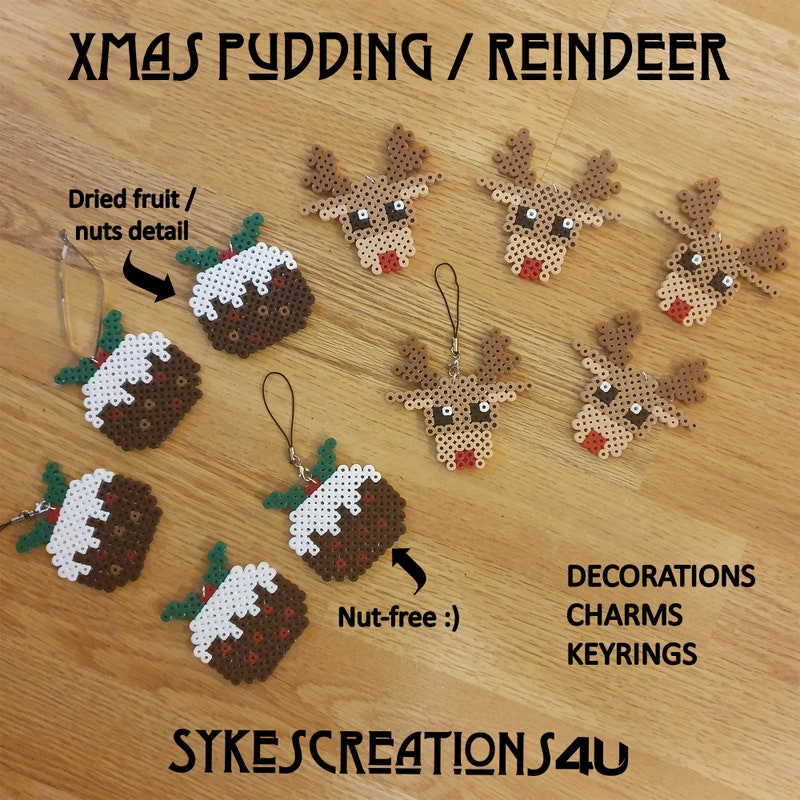 Christmas Hama Beads - Etsy UK