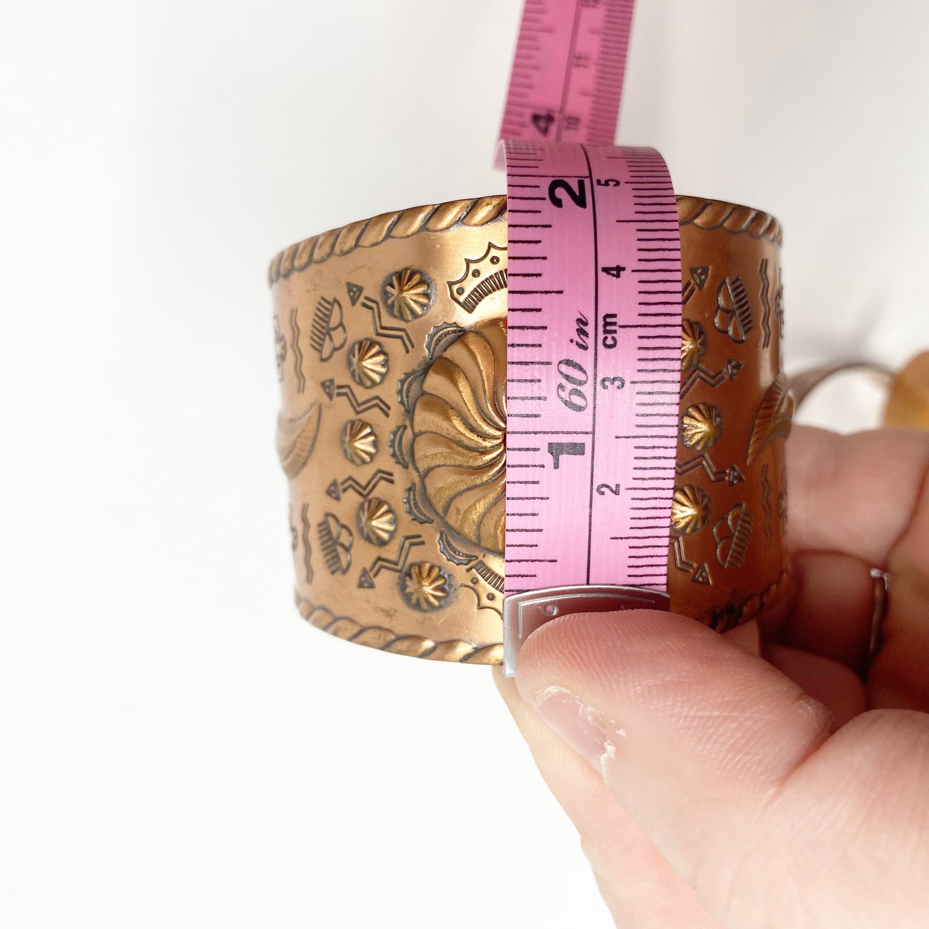 525 Vintage Bell Trading Post Solid Copper Storyteller Bracelets ...