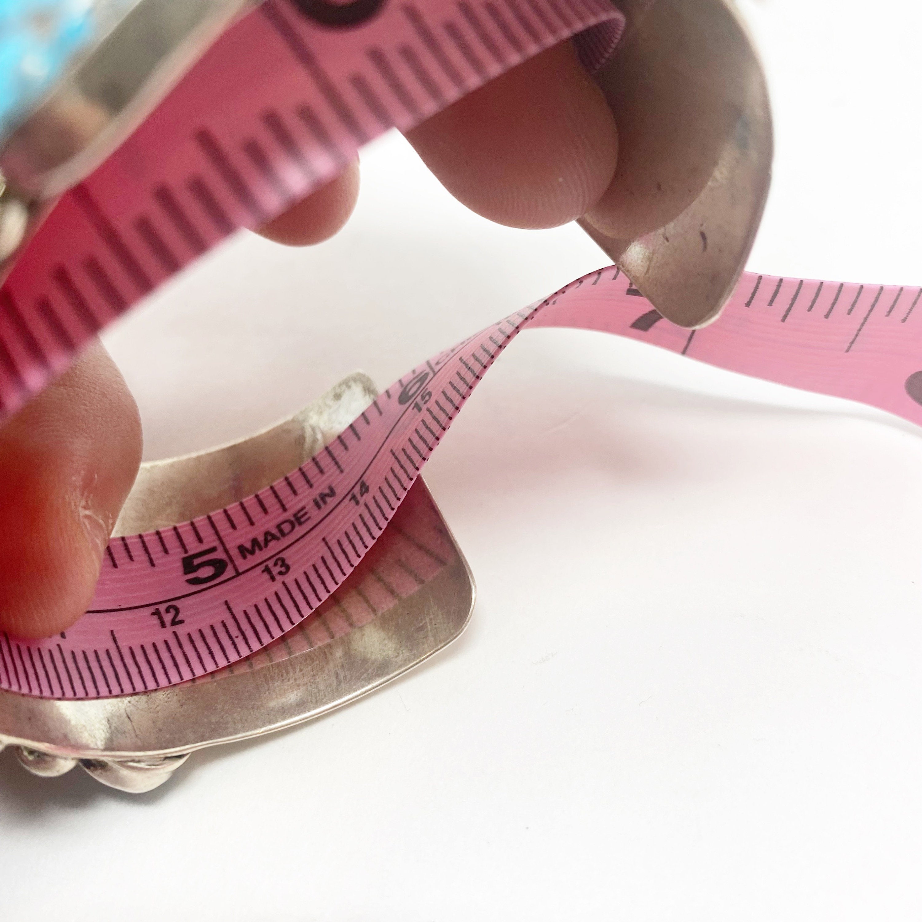 635 Nakai Navajo BB Turquoise Silver Cuff Bracelet Native American - Etsy